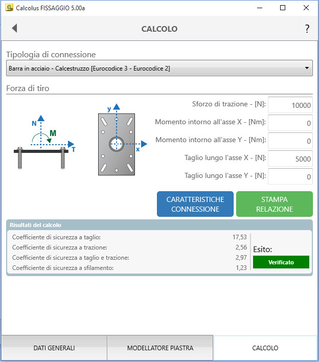 Sistemi di fissaggio e ancoraggio - Calcolus-FISSAGGIO - ACCA software
