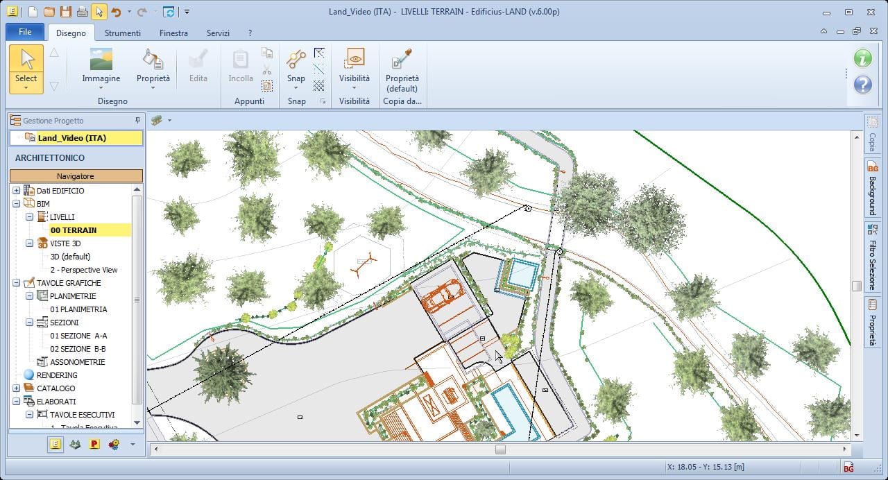 Software Progettazione Giardini - Edificius-LAND - ACCA software