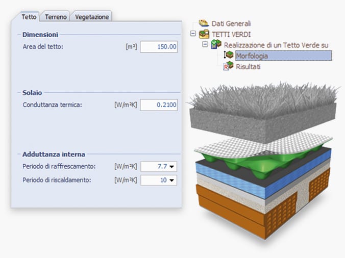Software Tetti Verdi -TerMus-TV - ACCA software