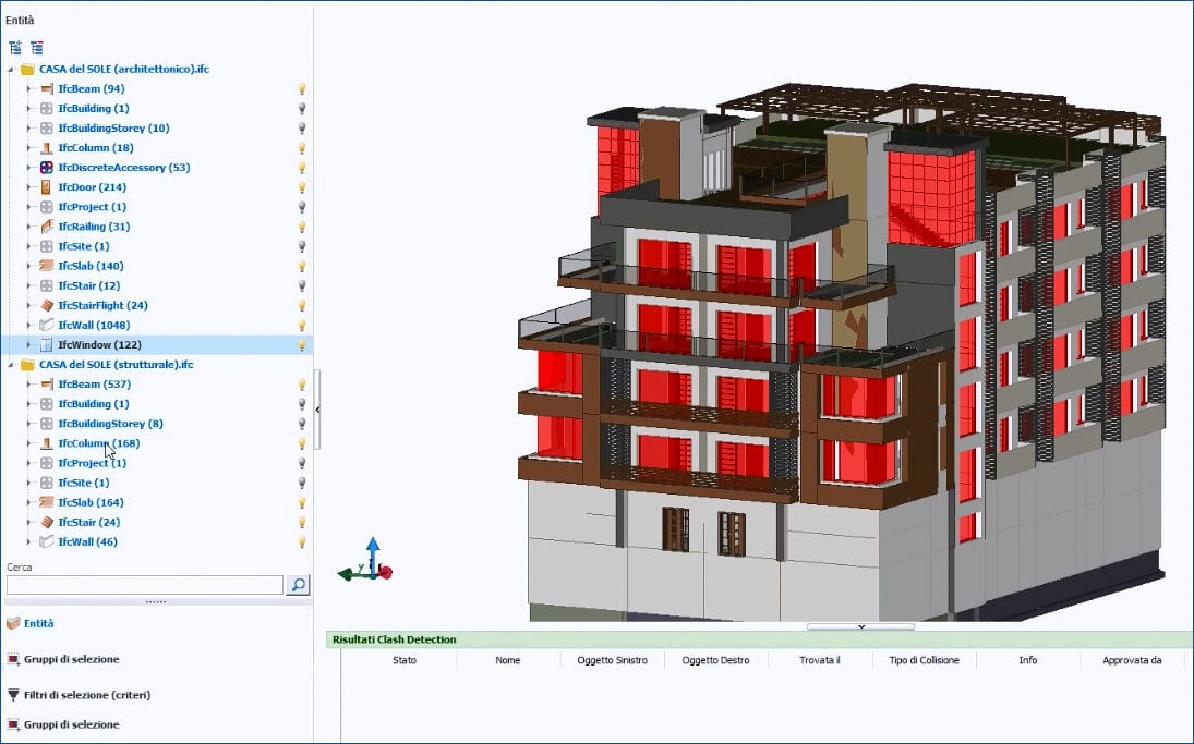 Verifica interferenze BIM (clash detection) - usBIM.clash - ACCA software